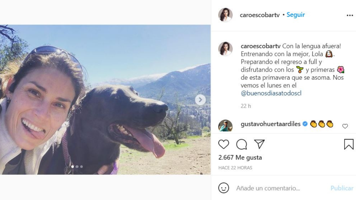 Carolina Escobar vuelve al matinal de TVN tras compleja cirugía — Radio ...