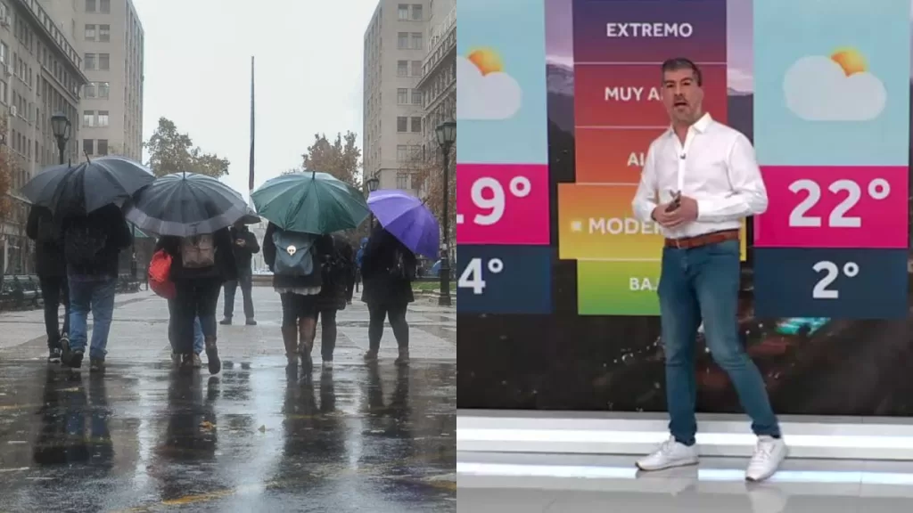 Lluvia en Santiago: Iván Torres sorprendió en TVN tras revelar los sectores y las comunas donde ...