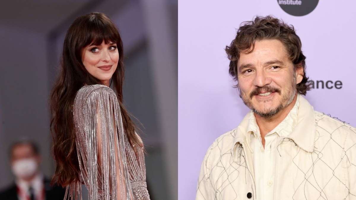 Apasionado y sensual: Estas son las imágenes de Pedro Pascal y Dakota Johnson besándose en plena ...