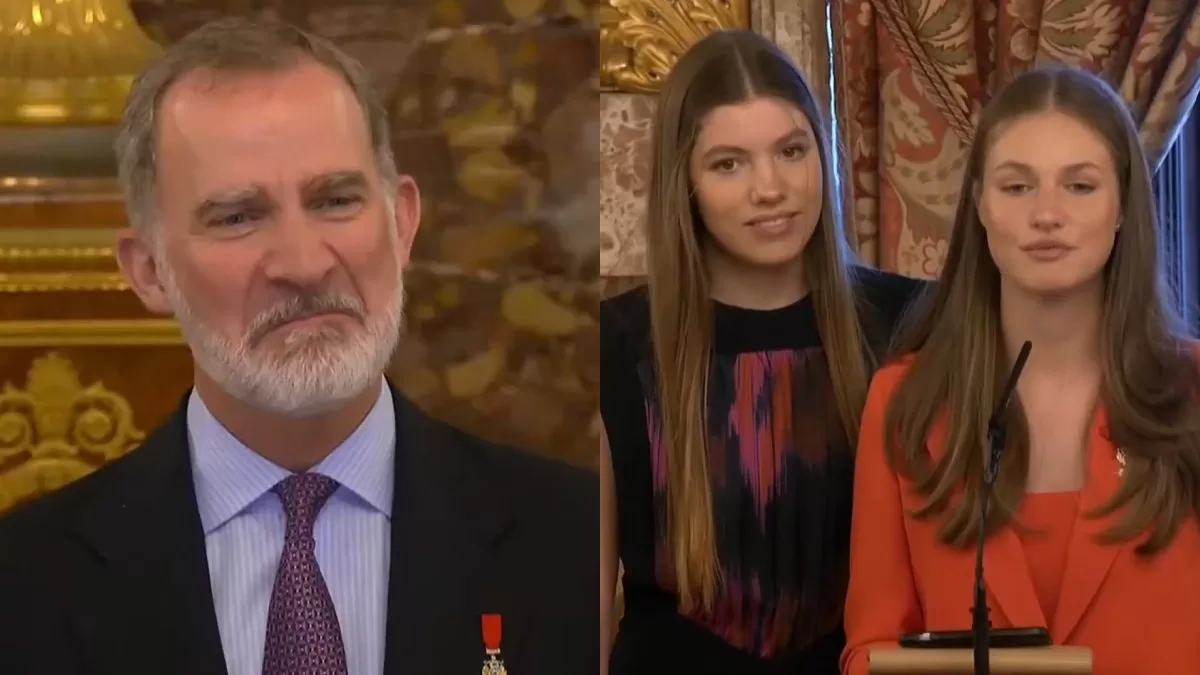 Emocionaron al rey Felipe VI de España en el décimo aniversario de su proclamación: La tierna ...