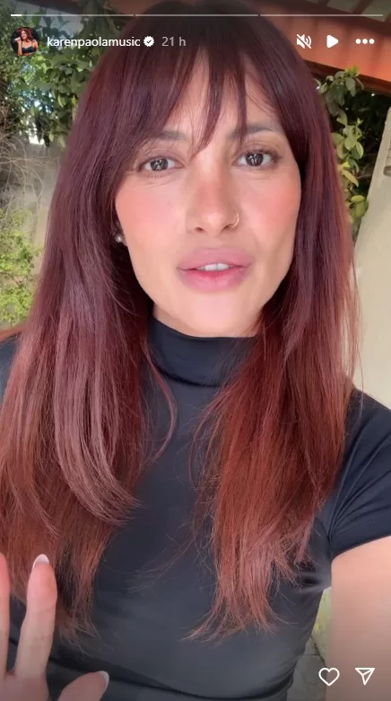 Karen Paola reaparece luego de estar internada por su salud mental: " Siento mucha paz en mi ...