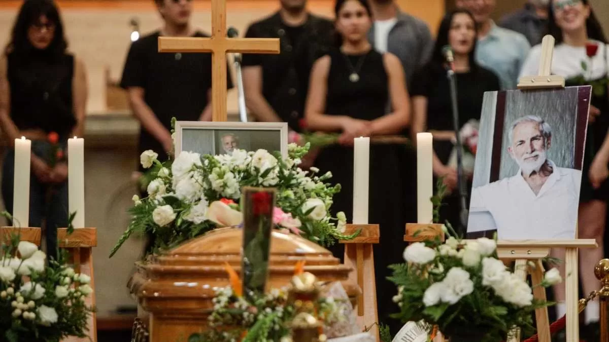 Las imágenes que ha dejado el velorio de Héctor Noguera: "Me gustaría ...